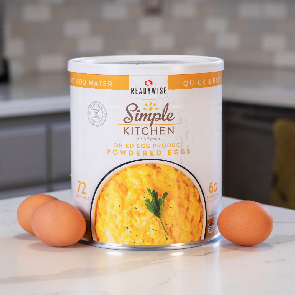 #10 Can Powdered Eggs (72 Servings) - Readywise Emergency Food Supply ...